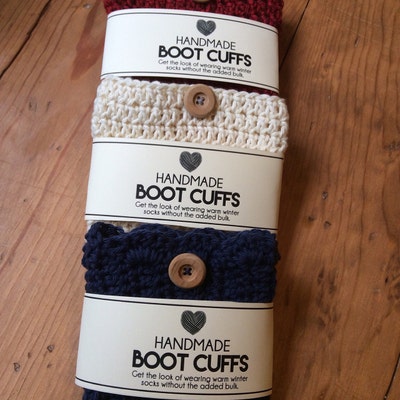 BOOT CUFF Printable Tags for Packaging and Displaying Your Handmade ...
