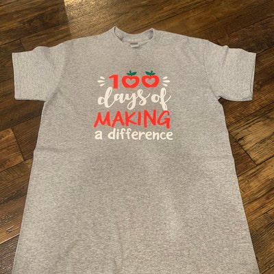 100 Days of Making a Difference Svg,100 Days of School Svg, Teacher Svg ...