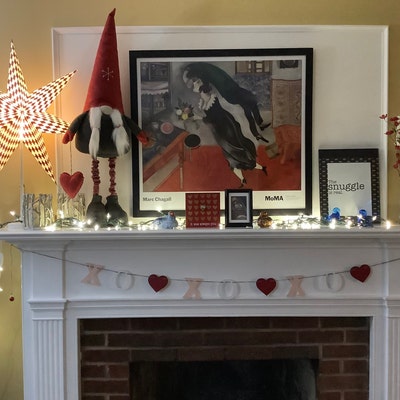 XO Banner Heart Banner Valentines Day Banner Rustic Valentines Photo ...