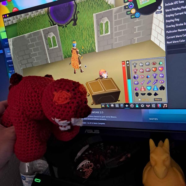 OSRS Tz-tok-jad Amigurumi - Crochet Pattern - Etsy