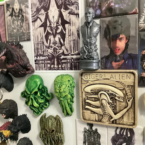 Gray Alien Fridge Magnet, Green Alien Fridge Magnet, Area 51 Alien ...