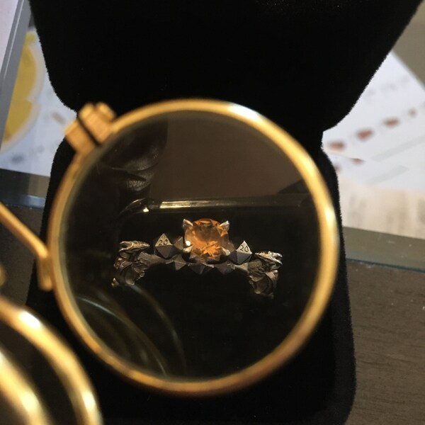 DND Dungeons and Dragons Gold Ring With 5 Gemstones Color of Your ...