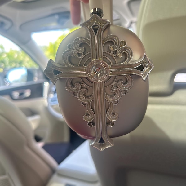 3D Printed 'cross Scroll Saw' Airpods Max Cover: Chrome, Gold, Silver ...