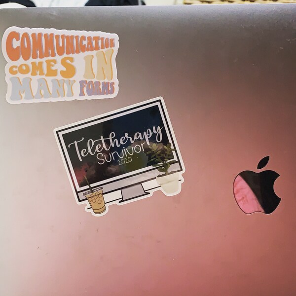 Speech Therapist Sticker, Teletherapy Sticker , Speech Therapist Merch ...