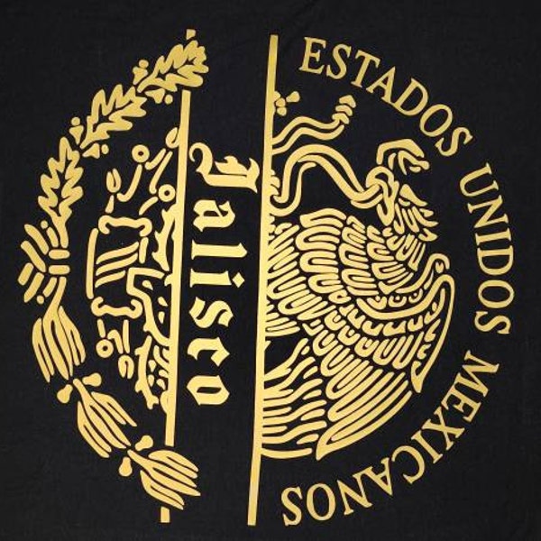Distressed Mexican Eagle SVG Coat of Arms Eagle Split Monogram SVG File ...