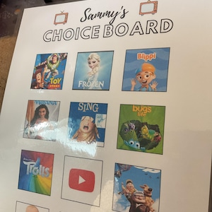Customizable Choice Board Bundle; TV; Snack; Break Time; Sensory ...