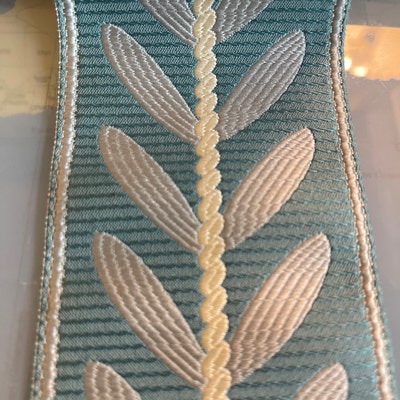 Jacquard Trim Embroidered, Vintage Jaquard Brocade Trim, Renaissance ...