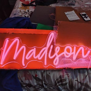 Custom Name Neon Sign for Kids, Neon Sign Bedroom Neon Sign Custom Neon ...