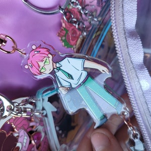 RESTOCKED Disastrous Life of Saiki K Anime 3 Double Sided Glitter ...