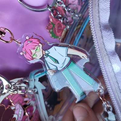 RESTOCKED Disastrous Life of Saiki K Anime 3 Double Sided Glitter ...