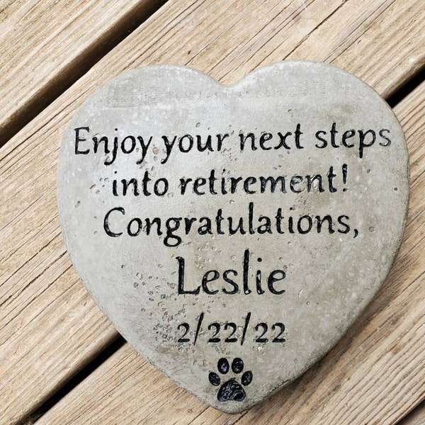 PERSONALIZED Engraved Garden Stone // Family Stone // Family Name ...