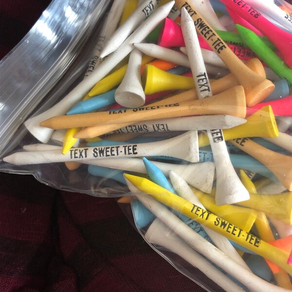 100 Personalized Golf Tee Gift Set - Great Holiday / Christmas Gift! - Etsy