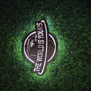 American Flag, USA Flag Led Sign, Custom Led Sign, Handmade Led Sign ...