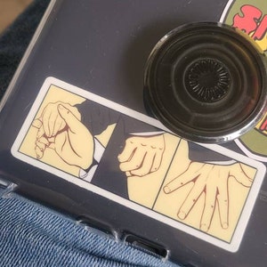 Pink Heart Guillotine Sticker, Dark Humor Sticker, Kawaii Pink Sticker ...