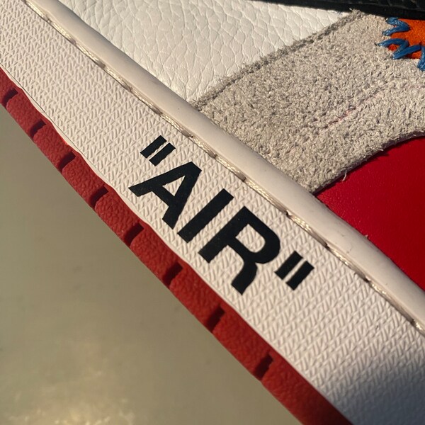 Air" Jordan OFF White "air" Logo - for Aj1 OW Repairs - Multiple Colors ...