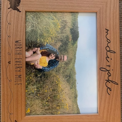 Personalized Long Distance Relationship Picture Frame, Long Distance ...