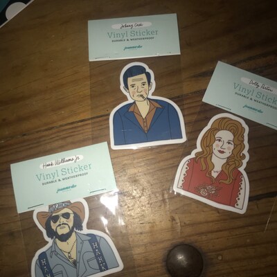 Hank Williams Jr. Vinyl Sticker - Etsy
