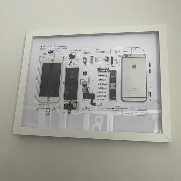 Download Ipod Classic Teardown Template, Disassemble Phone Drawings - Etsy