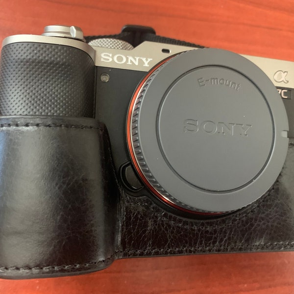 Sony Alpha 7C, A7c DSLR Hand Crafted Half Camera Case, Compact High ...