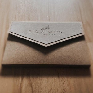 Velvet Folder, Envelope for Prints 15x21 Cm, With Custom Designed ...