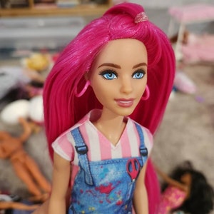 SUPER KINK Dark Brown Curly Afro-style Nylon Doll Hair for - Etsy Australia