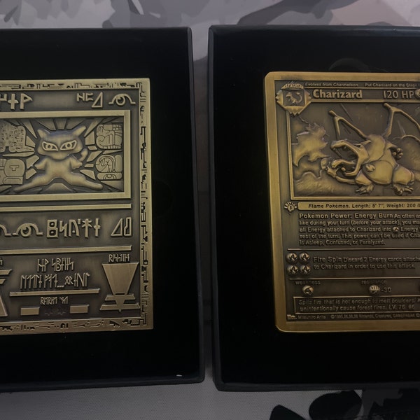Ancient Mew 3D Bronze Metal Pokemon Card 1st Ed - Premium 1st Edition ...