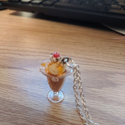 Milkshake Necklace-miniature Food Jewelry Dessert Jewelry - Etsy
