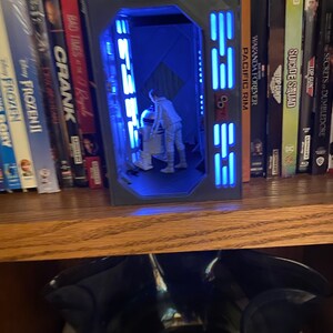 Sci-fi Book Nook. Bookshelf Decorationaction Figure Display. Bring a ...