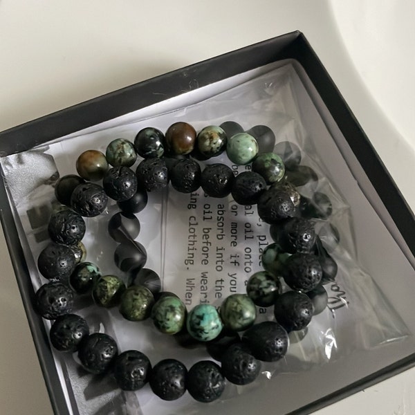 Unique Son Bracelet Son Gift Red Tigers Eye and Black Onyx Bracelet ...