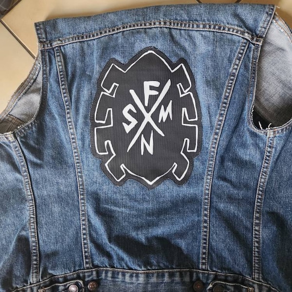 Cosplay Costume Spider-verse Spider Punk - SPIDER-PUNK - Back Patch & 2 ...