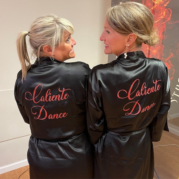 Rush Order Bride Robe & Bridesmaid Robes, Personalized Satin Robes for ...