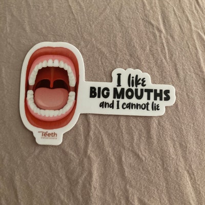 Dental Anatomy, Dental Hygiene Sticker, Big Mouths Dental Sticker ...