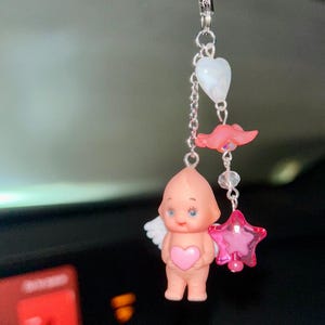 Personalized Keychain // Beaded Keychain // Colorful // Cute // Gift ...