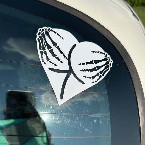 Skeleton Bum Car Stickers Car Decals Vinyl Decals Laptop Stickers ...