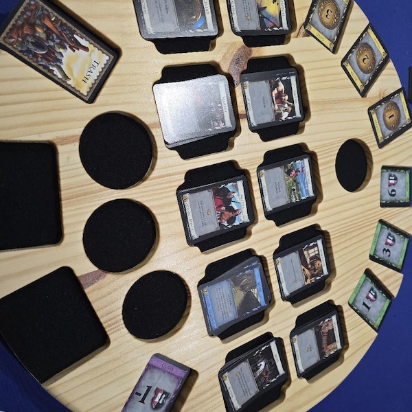 Regular Wood Turning Card & Dominion Game Board, Thanksgiving Christmas ...