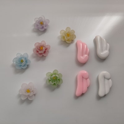 Kawaii Sakura Phone Charm Pastel Pink Cherry Blossom Keychain Kawaii ...