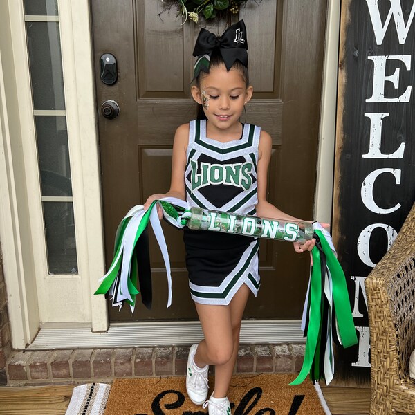 Custom Glitter/confetti-filled Spirit Stick (1); for All Sports, Cheer ...