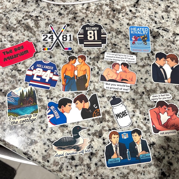 Heated Rivalry Sticker Pack (15 Stickers) - Etsy