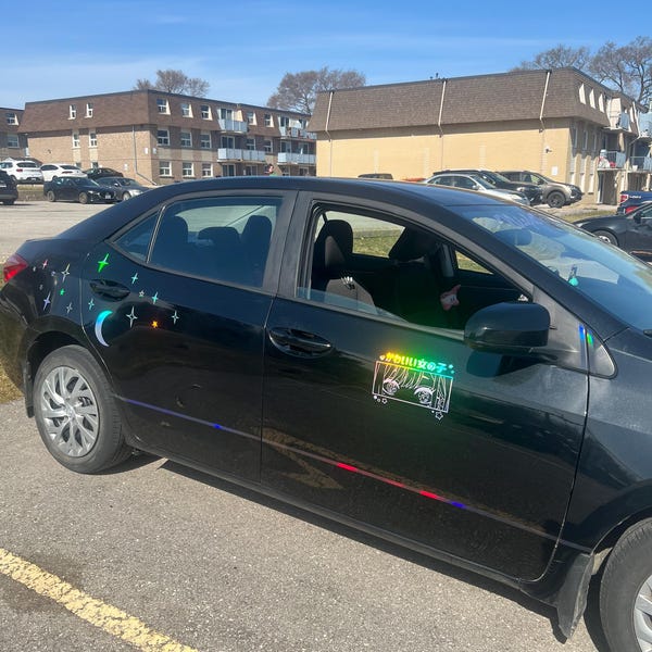 Butterfly Flourish Car Decal, Car Livery, Flower Decals, New Car Gift ...