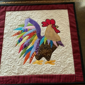Reginald Rooster Quilt Pattern - Etsy