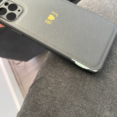 Personalised Name Texture Leather iPhone Case Custom Phone - Etsy Canada