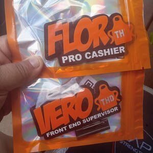 BULK 10 Magnetic Name Tags - Etsy