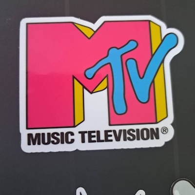 MTV Sticker Neon Sticker Music Sticker Retro Sticker Fun Sticker ...