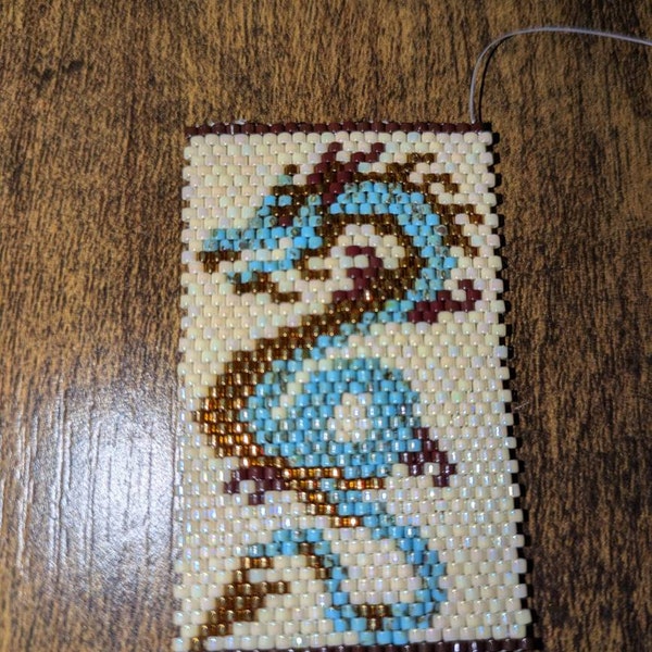 Brick Stitch Pattern. Blue Butterfly - Morpho - Etsy