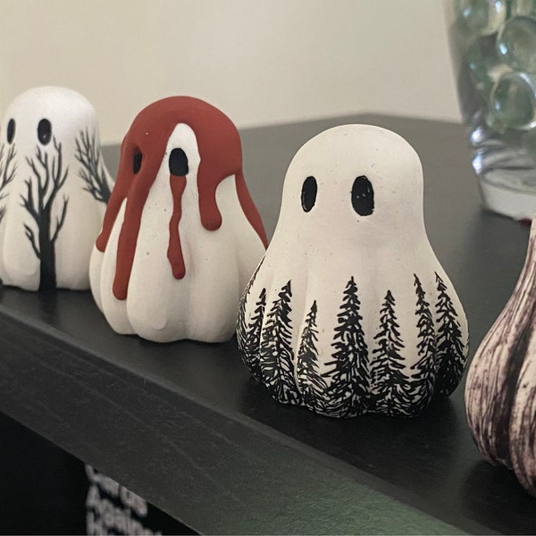 Serpent Ghost! Snake Love. Handmade Ghost Figure With Black and Gold ...