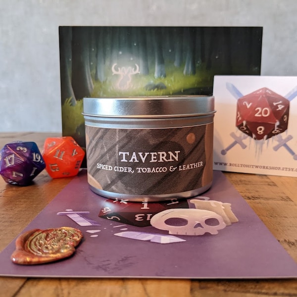 Cosy Tavern Candle / DND Candle / D&D Candle / Dnd Gift / Soy Candle ...