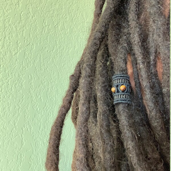 Long Macrame Dreadlock Bead - Etsy