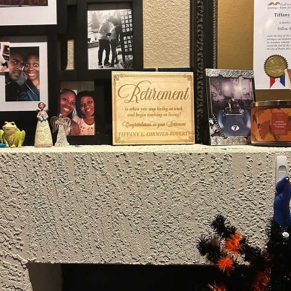 Congratulations on Your Retirement Cutting Board - Retirement Gift ...