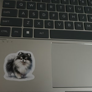 Merle Pomeranian Vinyl Sticker Sheet Adorable Merle Pom Designs for Dog ...