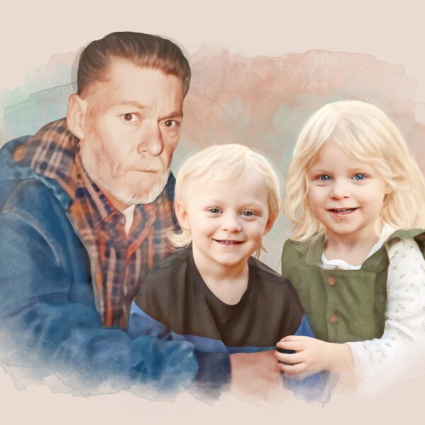Merge Family Photos, Add Person to Photo, Custom Memorial Gift ...